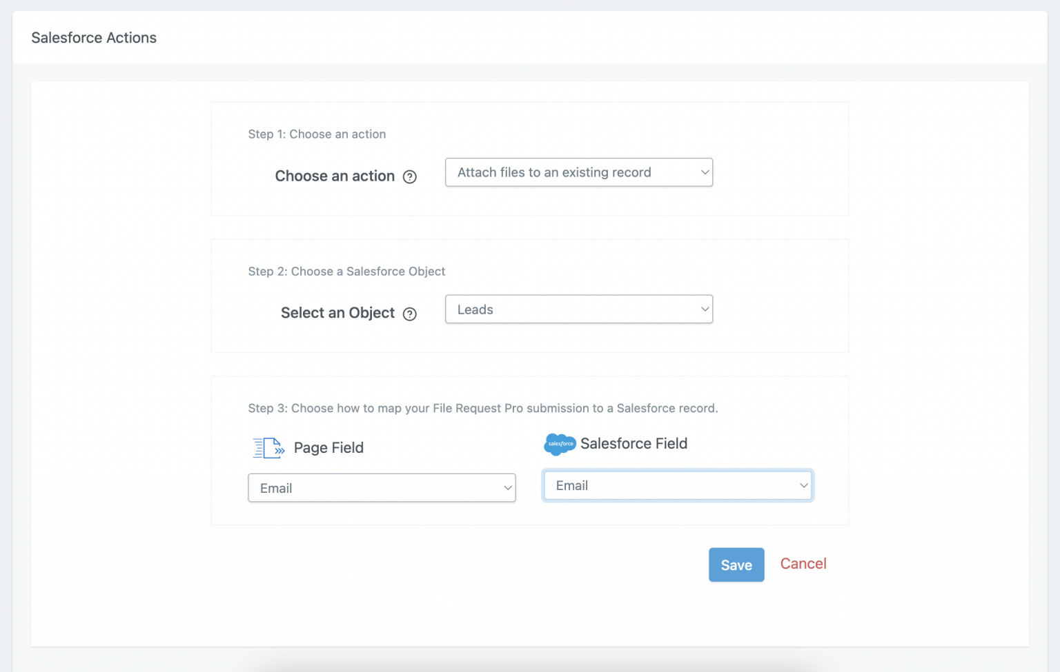 Create An Upload Forms That Send Client Data Direct To Salesforce