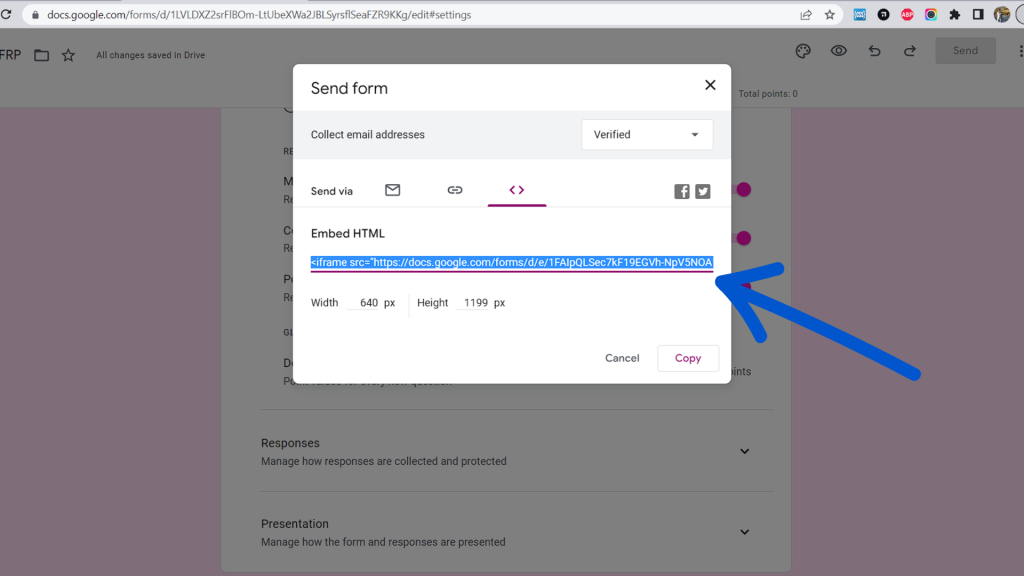 How to Embed a Google Form on a Website Step by Step