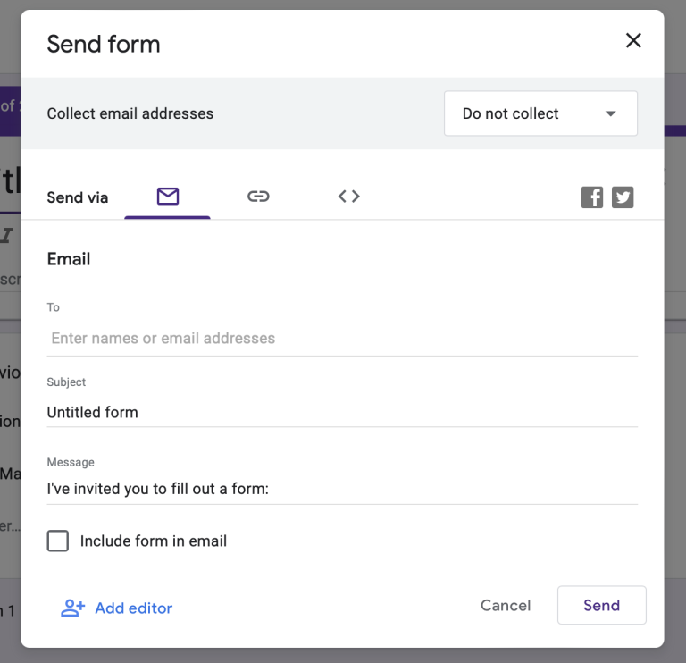 Utilizing Google Forms to Collect Data